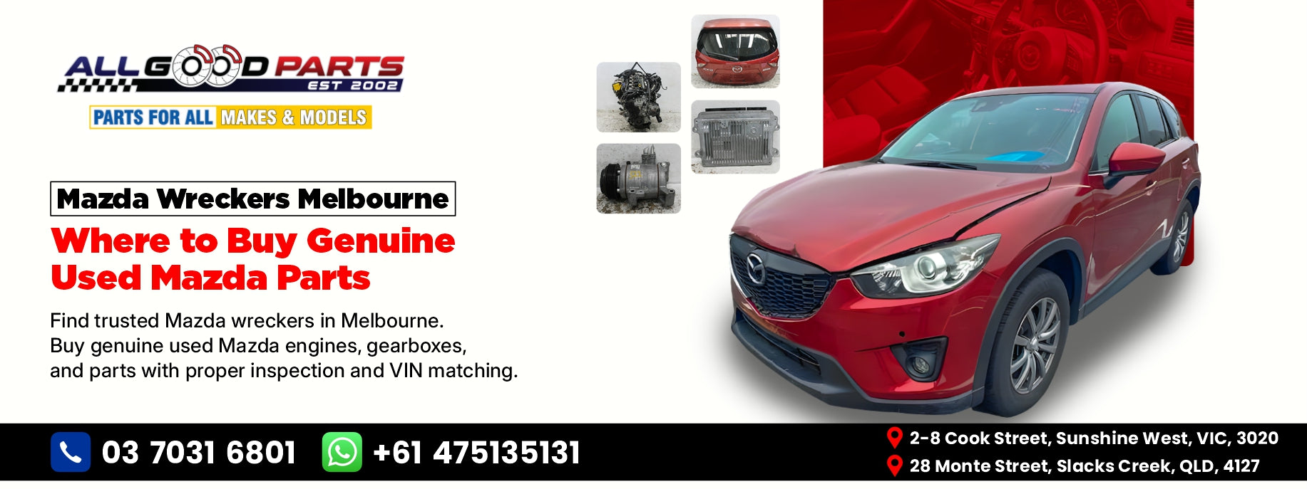 Mazda Wreckers Melbourne - Where to Buy Genuine Used Mazda Parts – All ...
